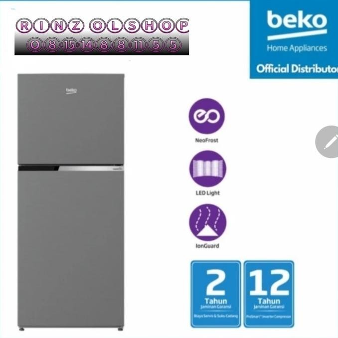 Jual [Promo] Kulkas 2 Pintu Beko Rdnt200I50S Inverter 2 Door 200 Liter ...