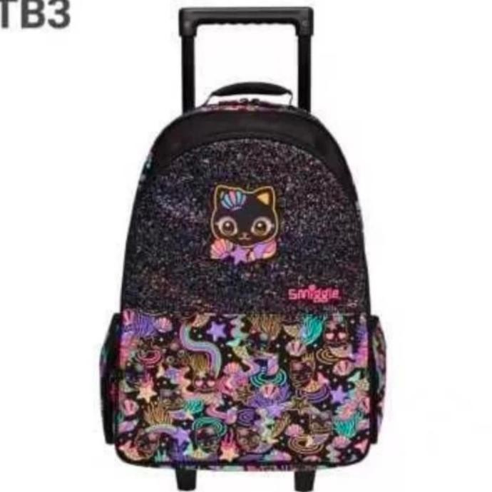 Jual [New] Smiggle Black Cat Trolley Backpack/Tas Troli Smiggle/Tas ...