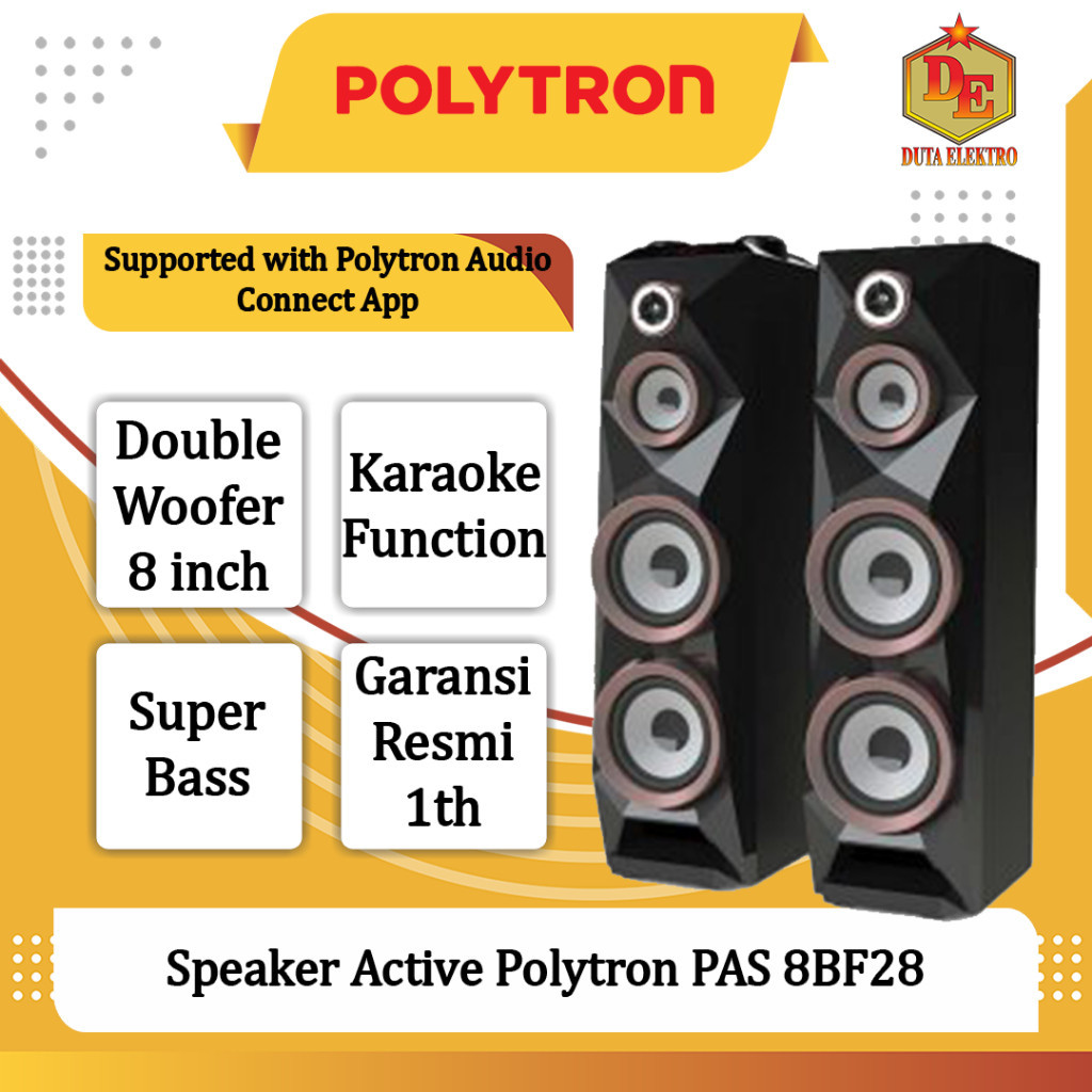 Jual Speaker Active Polytron PAS 8BF28 | Shopee Indonesia