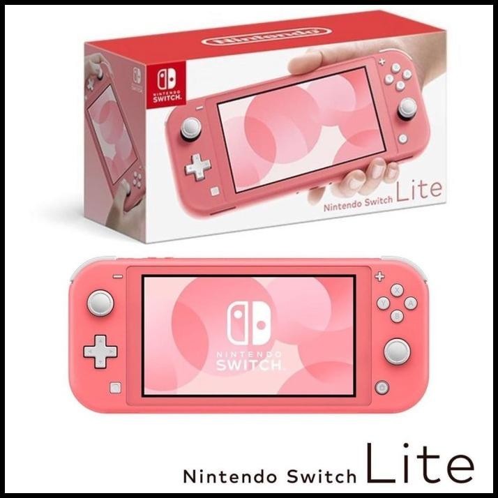 Jual Nintendo Switch Lite Nsl Coral Pink (Tanpa Game / Cek Varian ...