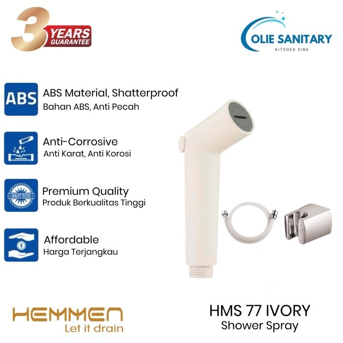 Jual HEMMEN HMS 77 / TOILET SHOWER JET WASHER BIDET CEBOK KLOSET CLOSET WC | Shopee Indonesia