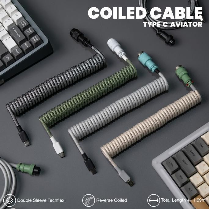 Jual Coiled Cable Type C Aviator Gen 2 - Kabel Mechanical Keyboard By ...