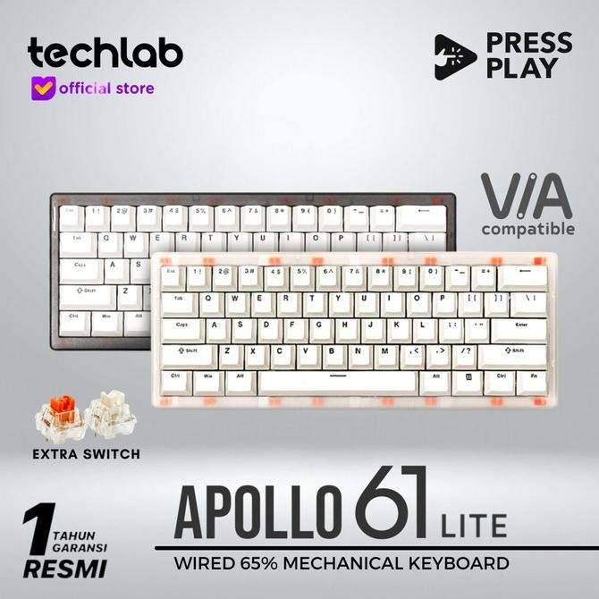 Jual Press Play Apollo61 / Apollo 61 Lite 60% Mechanical Keyboard ...