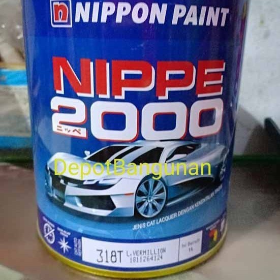 Jual Cat Duco Nippon Paint Nippe 2000 1 Kg / 318 - T Light Vermillion | Shopee Indonesia