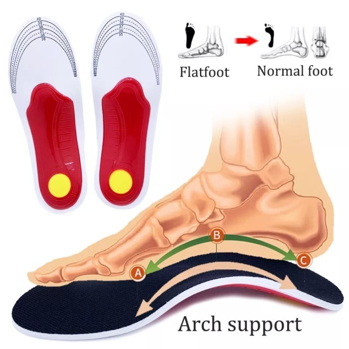 Jual SALE!! INSOLE FLAT FOOT / MEDIAL ARCH SUPPORT / INSOLE PENDERITA ...