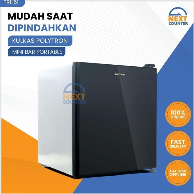Jual Baru!! Polytron Kulkas Mini Portabel Refrigerator 50 Liter Prh-51 ...