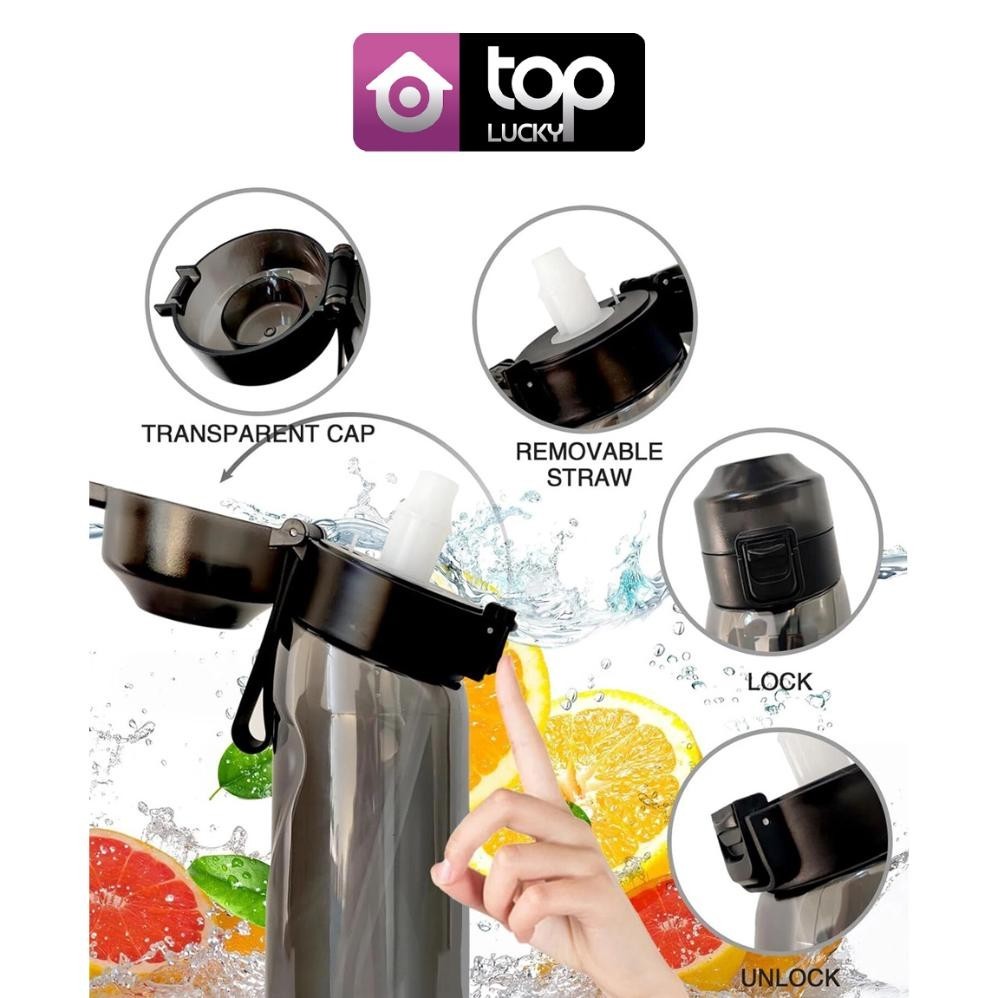 Jual KLO Botol Viral / BOtol Minum / Botol Air Flavour/Air Piala 650ML ...