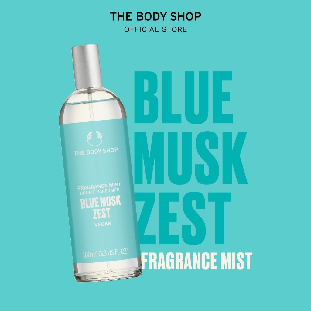 Jual The Body Shop Blue Musk Zest Fragrance Mist 100ml - - Aromatic ...