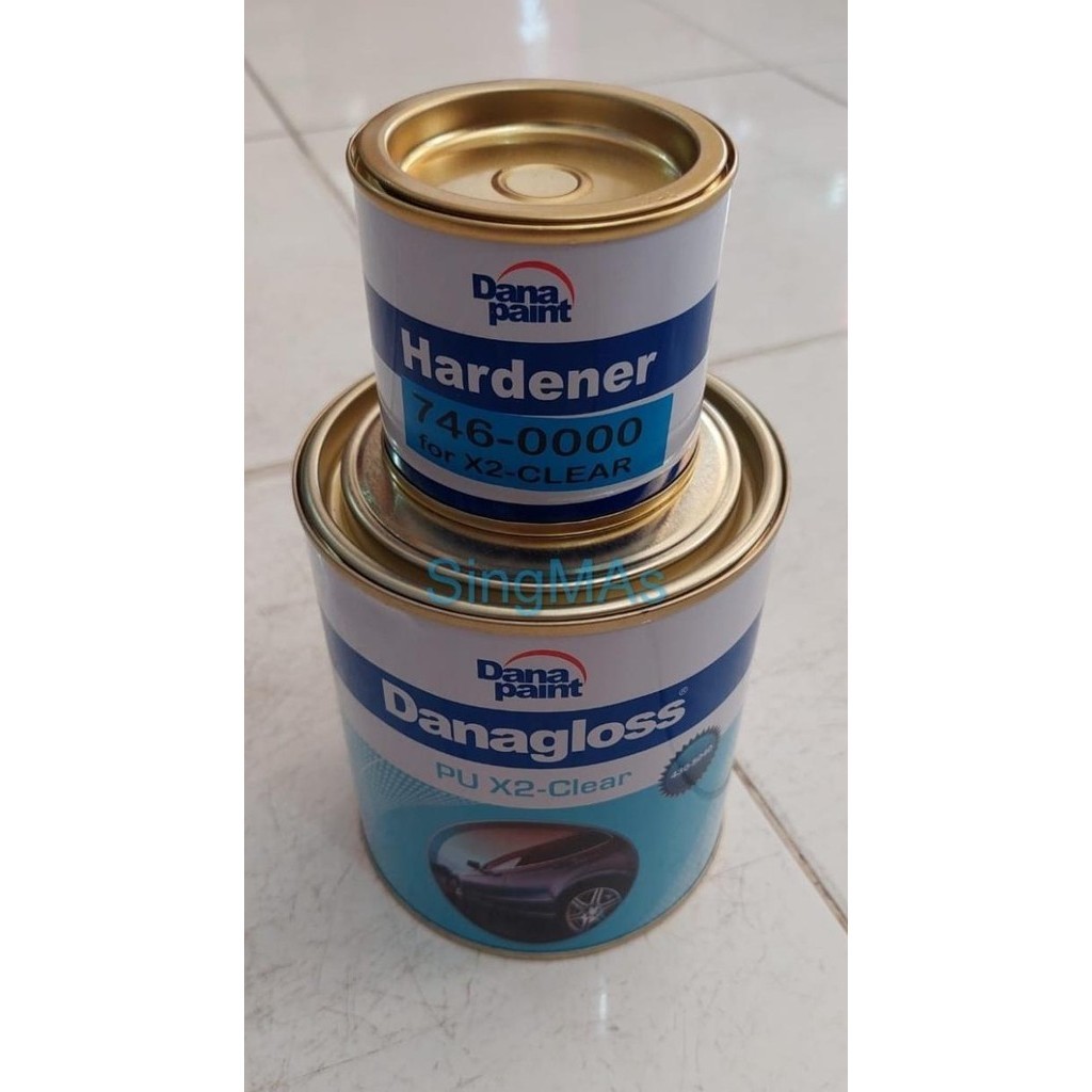 Jual HARGA DISC - Cat Pernis Vernis Danagloss PU X2 CLEAR 1L Ltr Set ...