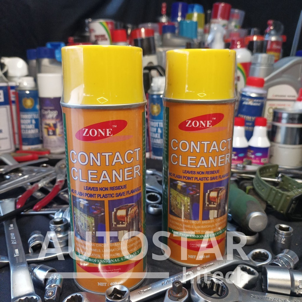 Jual ZONE CONTACT CLEANER 400ML PEMBERSIH KONTAKTOR DAN ELEKTRONIK ...