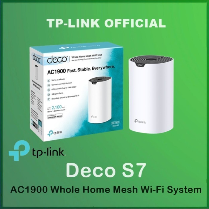 Jual Tp-Link Deco S7 Ac1900 Dual Band Home Mesh Wireless Router ( 1 ...