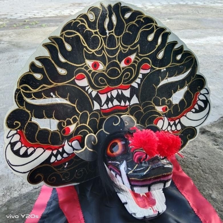 Jual Barongan Caplokan Devil Kayu No.2 Hitam Casper Kain Panjang ...