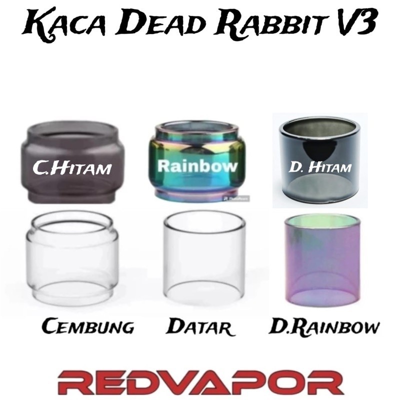 Jual Kaca Dead Rabbit V3 Replacement Glass Tube | KC0010 | Shopee Indonesia