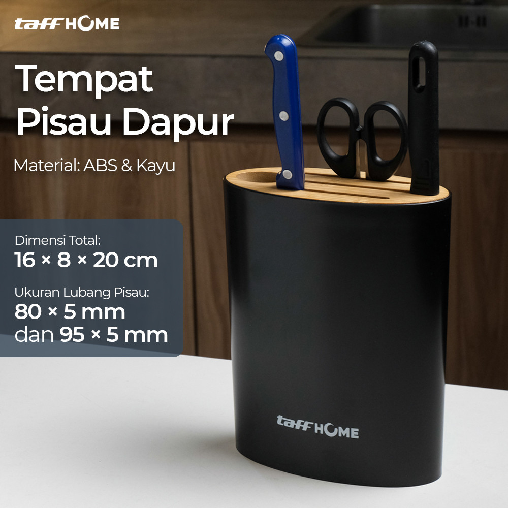 Jual Tempat Pisau Dapur Multifungsi Oval Shape Knife Holder Rak ...