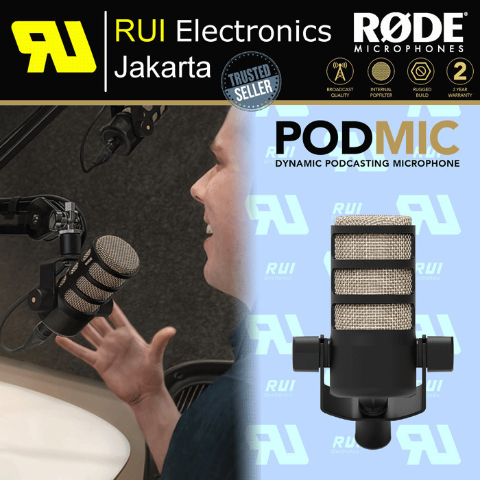 Jual Rode Podmic Dynamic Podcasting Microphone | Shopee Indonesia