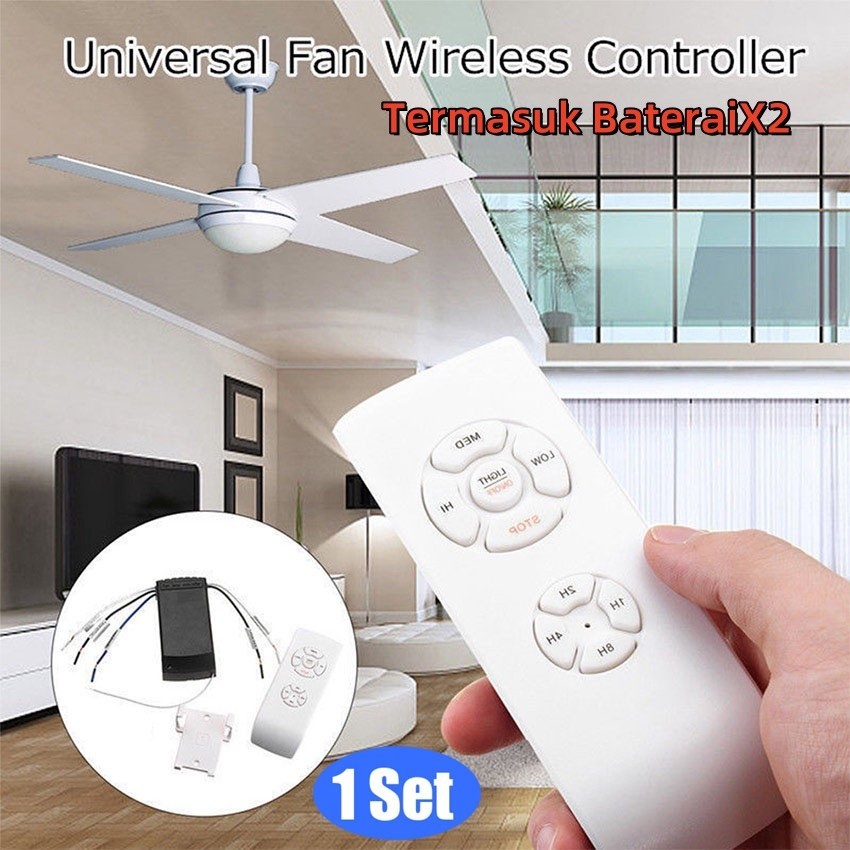 Jual Smart Ceiling Fan Lamp Remote Controller 220 V /Universal Remote ...