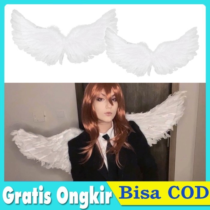 Jual Angel Wing Sayap Malaikat Putih Kostum Foto Anak Cupid Aksesoris ...
