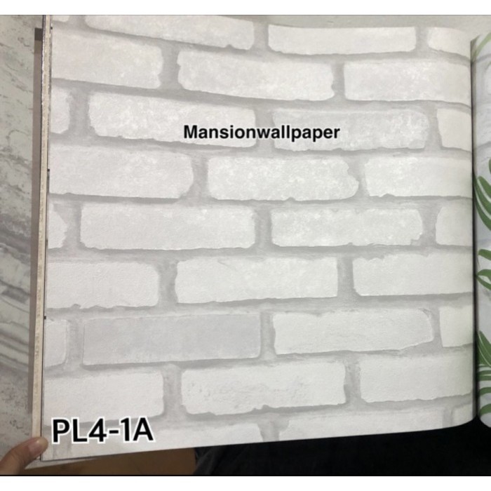 Jual Wallpaper Dinding Batu Bata Putih 3D tipe 2 (Roll Besar) | Shopee ...