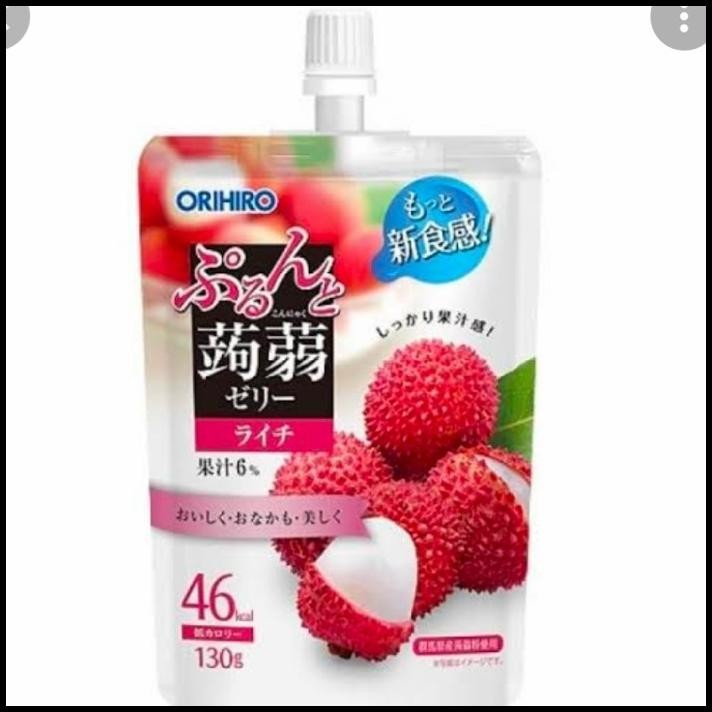 Jual Orihiro Lychee Konjaku Drink Jelly Minuman Konjac Jepang Impor 130 ...