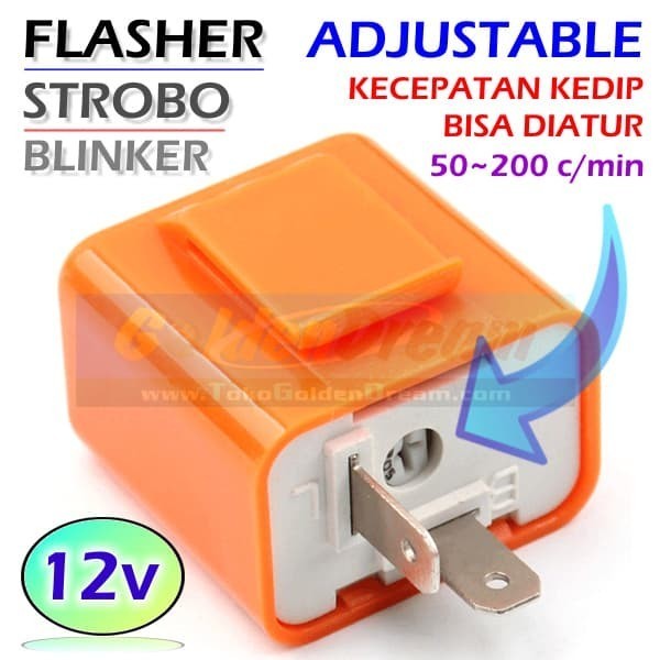Jual Modul Kedip Bisa Stel Kecepatan Adjustable Flash Blinker Led 12V ...