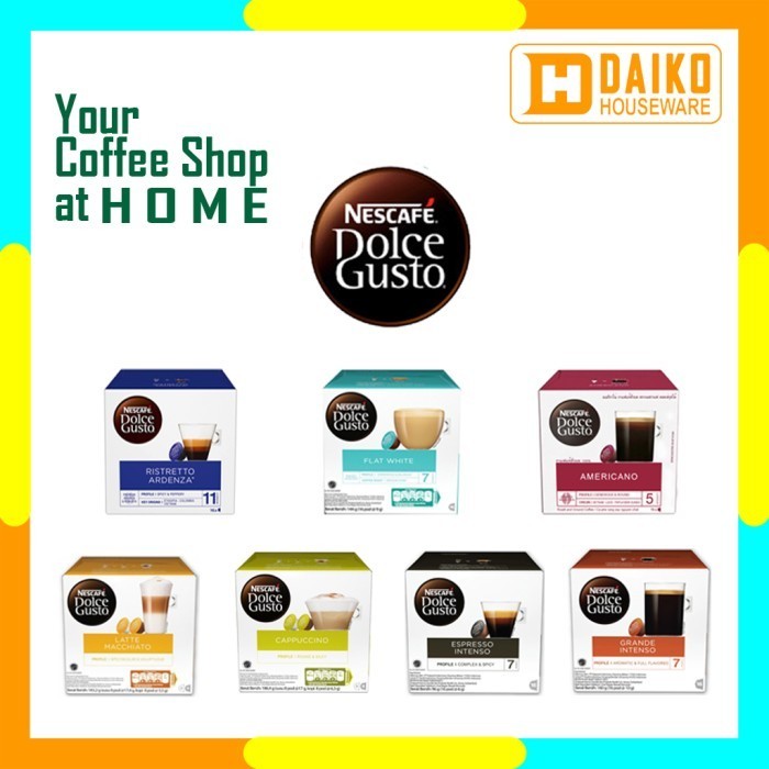 Jual Capsule Ndg Nescafe Dolce Gusto & Starbucks 1 Box All Varian Rasa ...