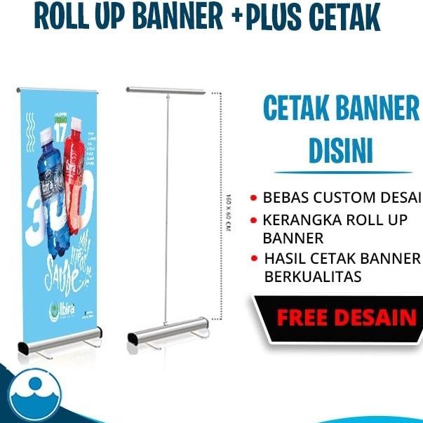 Jual Stand Banner Roll Up Banner Stand Banner Plus Cetak Banner (Wisuda ...