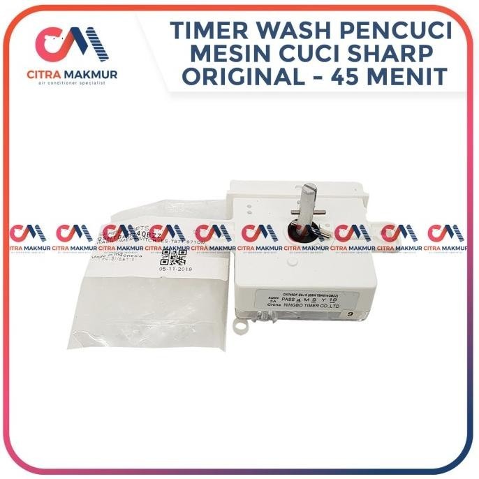 Jual Timer Pencuci Sharp Wash Original Asli Mesin Cuci Hitam 3 Pin ...
