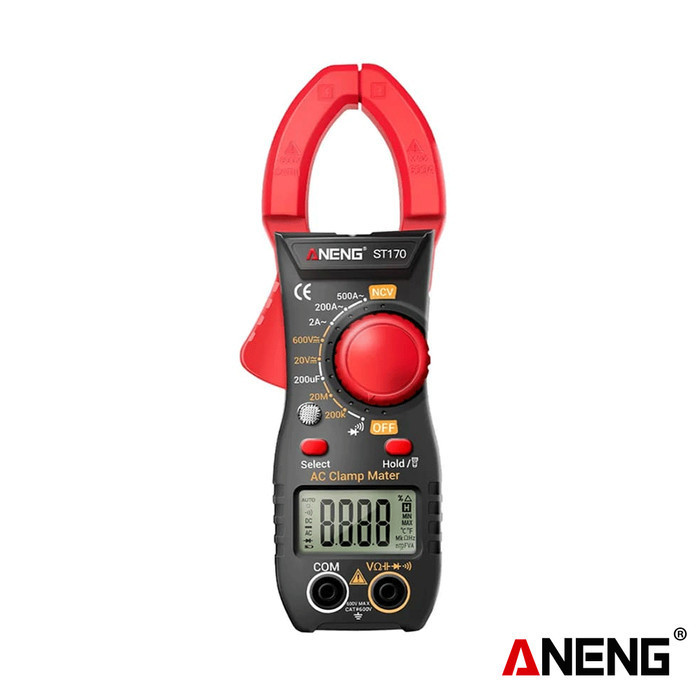 Jual Aneng ST170 Clamp Meter Digital Multimeter 500A AC Current NCV ...