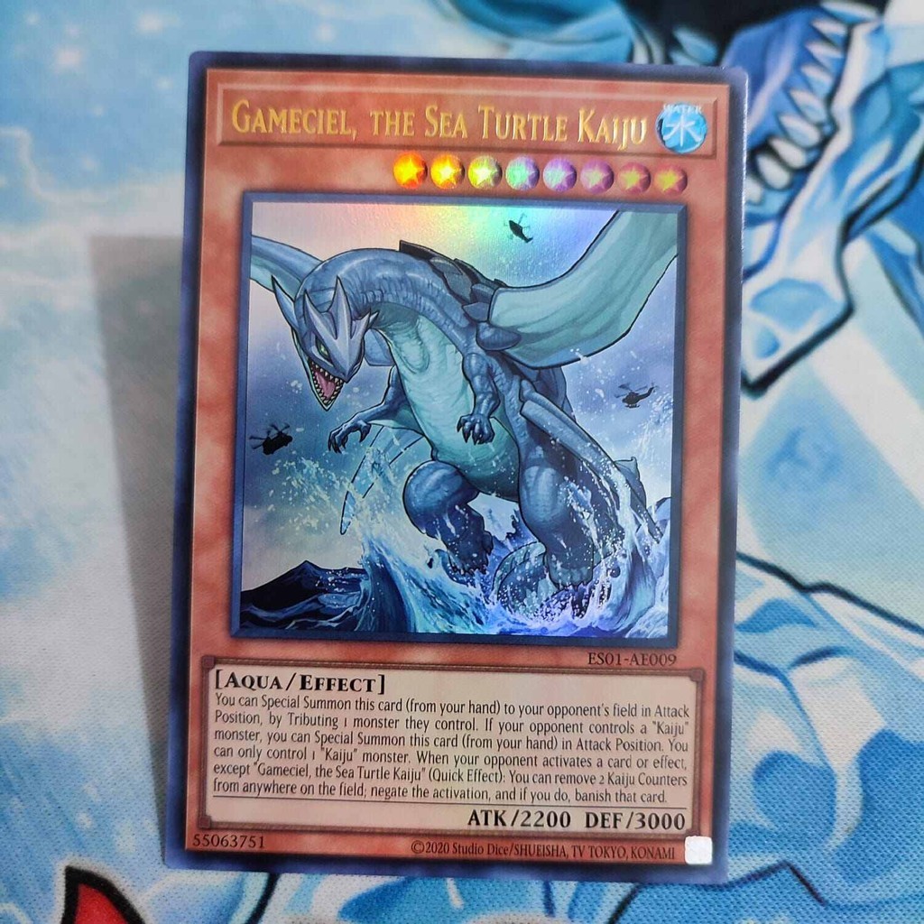 Jual yugioh AE gameciel the sea turtle kaiju ES01-AE009 UR original ...