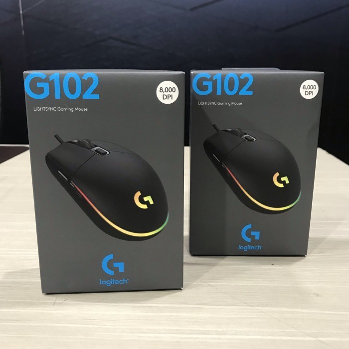 Jual Jual!! logitech g102 lightsync black | Shopee Indonesia