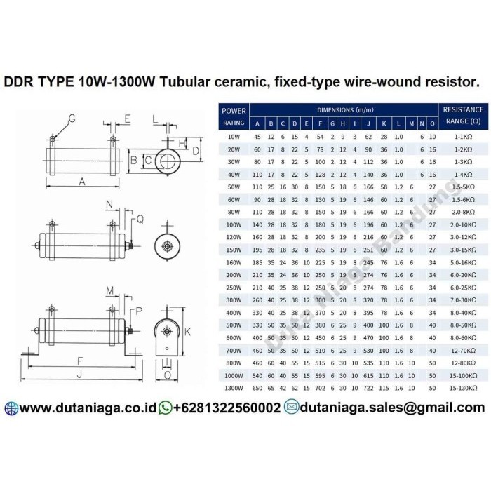 Jual Paling Baik Resistor 50 Watt Ddr 50 Watt Resistor Bambu Yeso Ddr ...