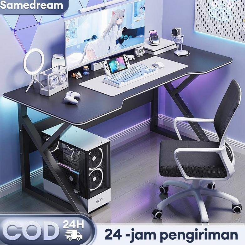 Jual Meja Gaming Meja Belajar Meja Komputer Meja Kantor Meja PC 140CM ...