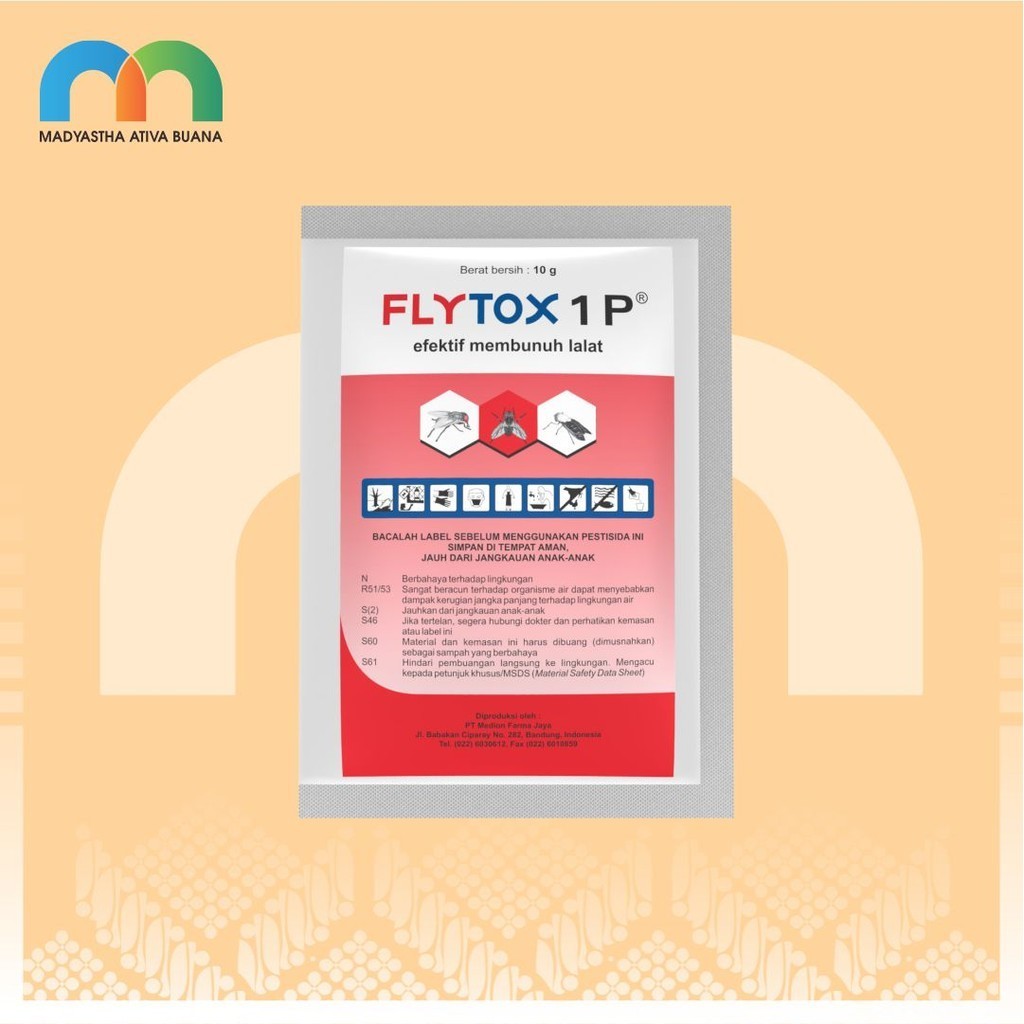 Jual Flytox 1P 10 gram Medion Obat Pembasmi Lalat | Shopee Indonesia