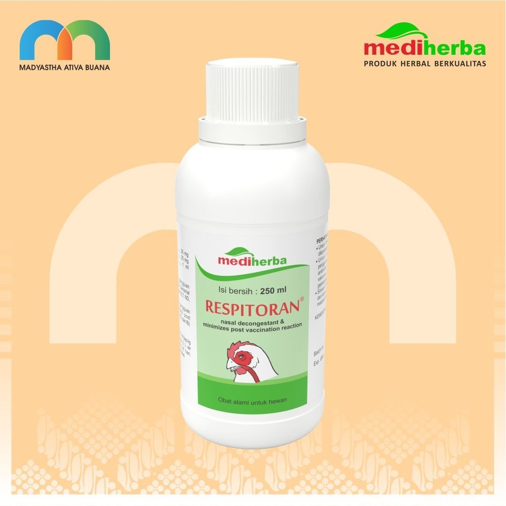 Jual Respitoran 250mL Medion Obat gangguan pernafasan Ayam | Shopee ...