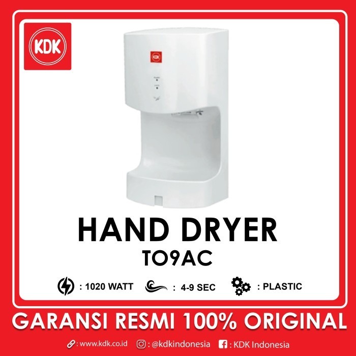 Jual KDK T09AC PENGERING TANGAN HAND DRYER EXPRESS T09-AC GEDUNG MALL ...