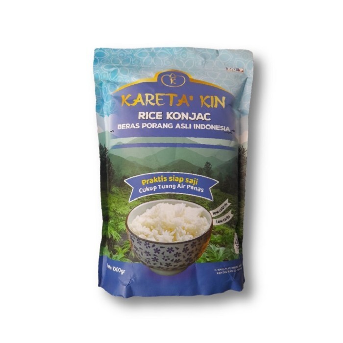 Jual Beras Shirataki Porang Rice Konjac Kareta Kin 1 Kg | Shopee Indonesia