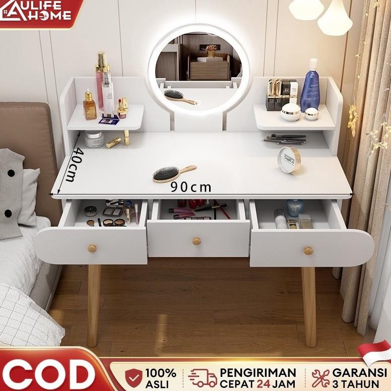 Jual Meja Rias dengan LED Meja Rias Putih Meja Rias Modern Meja Rias ...