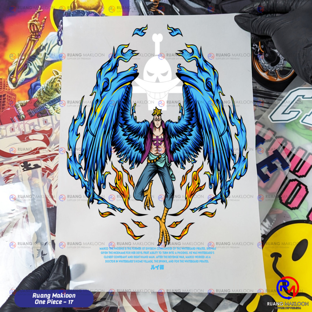 Jual Sablon Setrika Sablon DTF Satuan A3 Anime One Piece 01 - SIAP ...