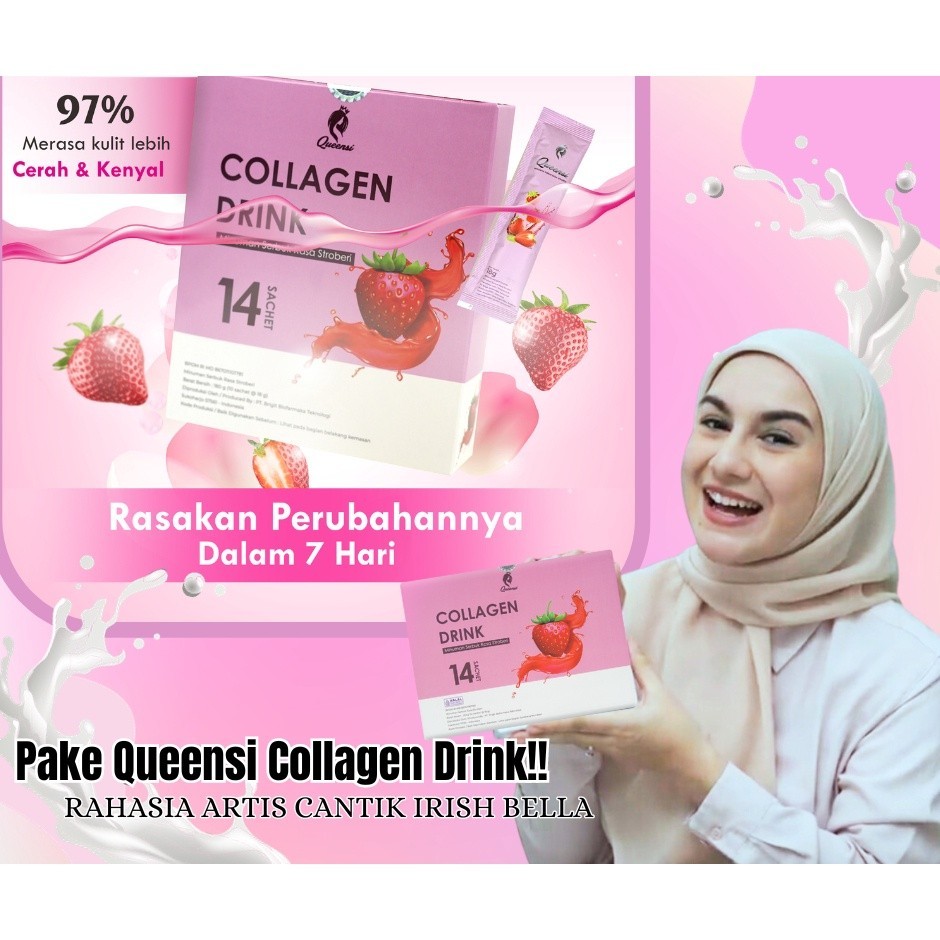 Jual [Langsung Kirim] Best Produk Pencerah Kulit Collagen Queensi With ...