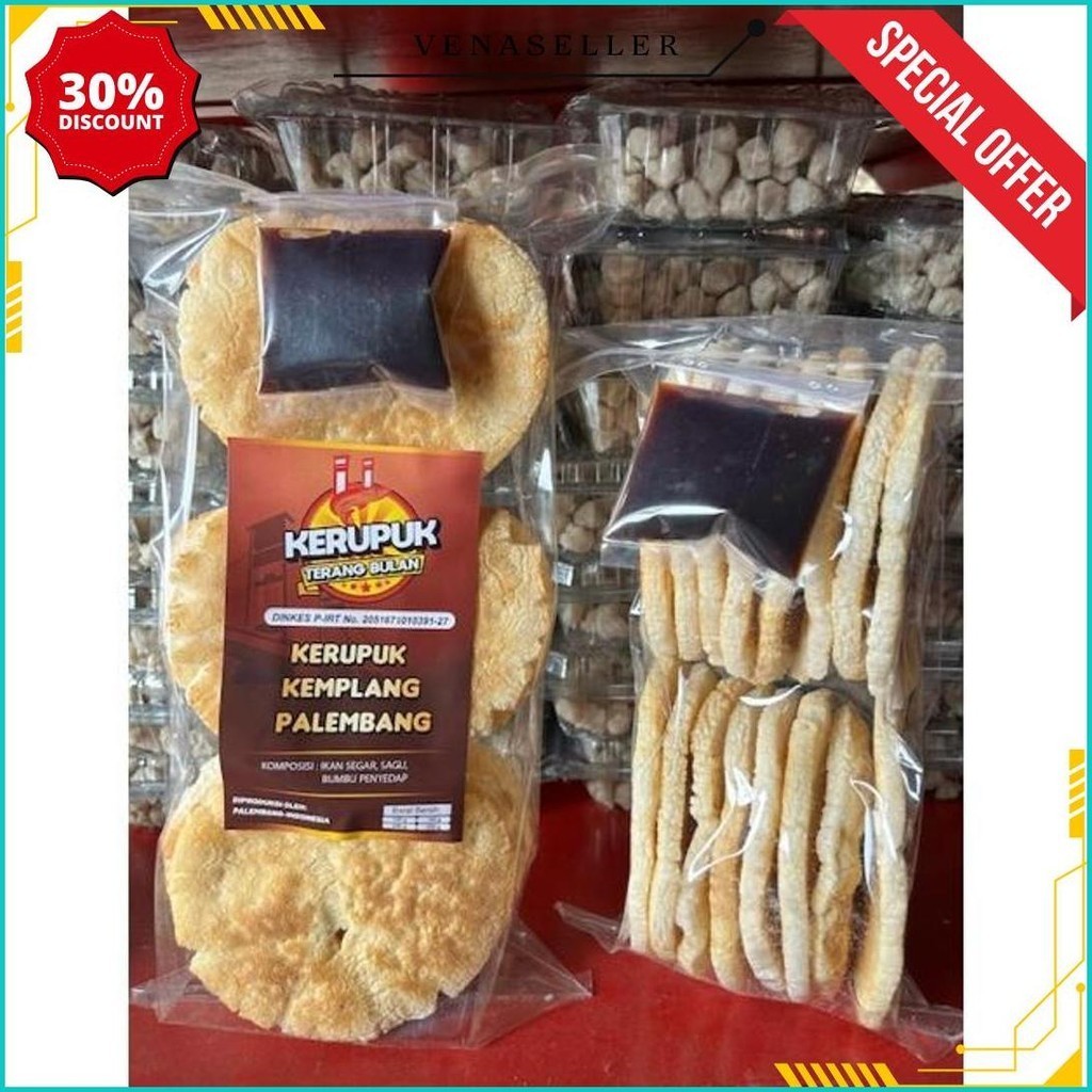 Jual 1 Bungkus Kemplang Bakar Sambal Hitam Cod | Shopee Indonesia