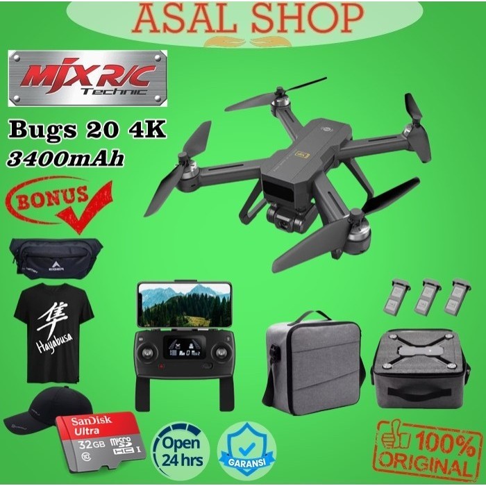 Jual Mjx Bugs 20 Eis Drone Camera 4K Wifi 5G Optical Flow Rtf | Shopee Indonesia