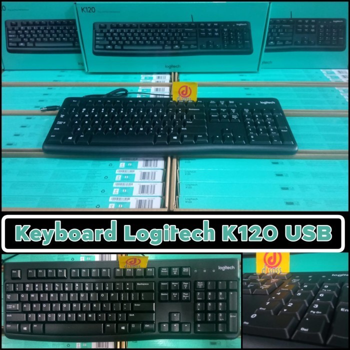 Jual Keyboard Logitech K120 Usb - Original - Best Quality - Disass ...