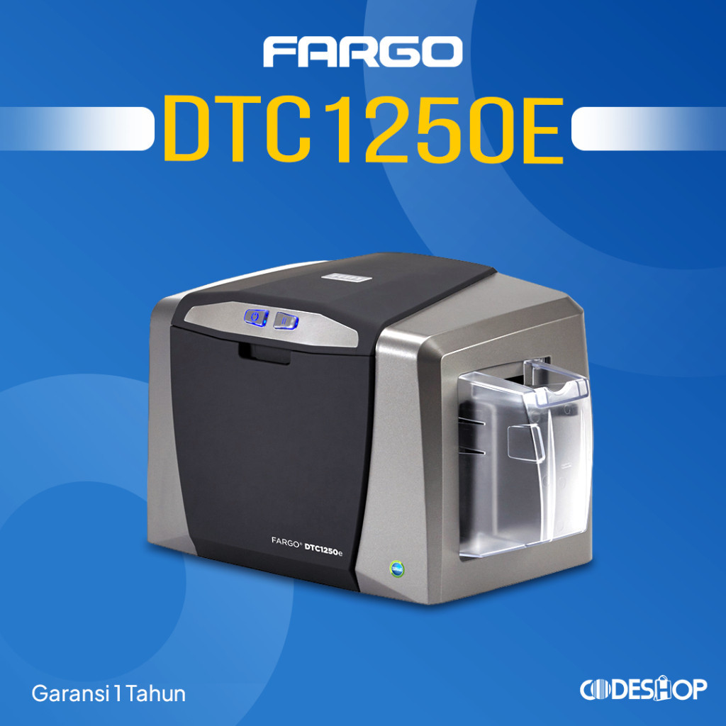 Jual Printer Kartu ID Card FARGO DTC1250E Single Side 300dpi Dye ...