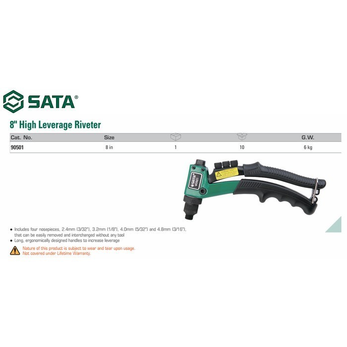 Jual Tang Rivet 8 Inch High Leverage Riveter 90501 Sata Tools | Shopee ...