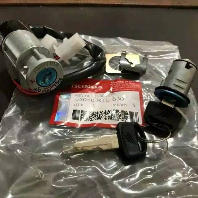 Jual KDM_24 Kunci Kontak Keyset Key Set Jok Honda Supra X Fit 100 Lama ...