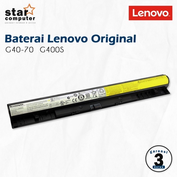 Jual Baterai Laptop Lenovo G400S G40-30 G40-45 G40-70 Original | Shopee Indonesia
