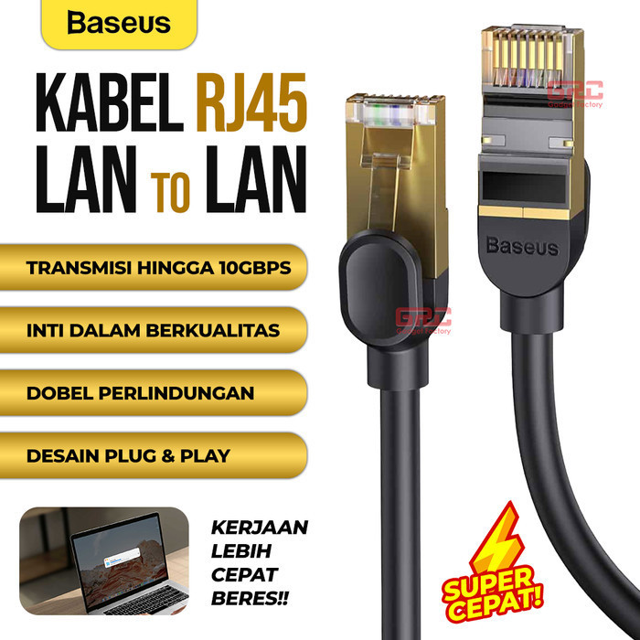 Jual Kabel LAN RJ45 10 Gigabit Speed Seven Round Network Cable | Shopee ...