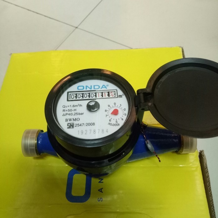 Jual Terbaik Meteran Air Onda 1/2" Inch Flow Meter / Water Meter Brass Onda | Shopee Indonesia