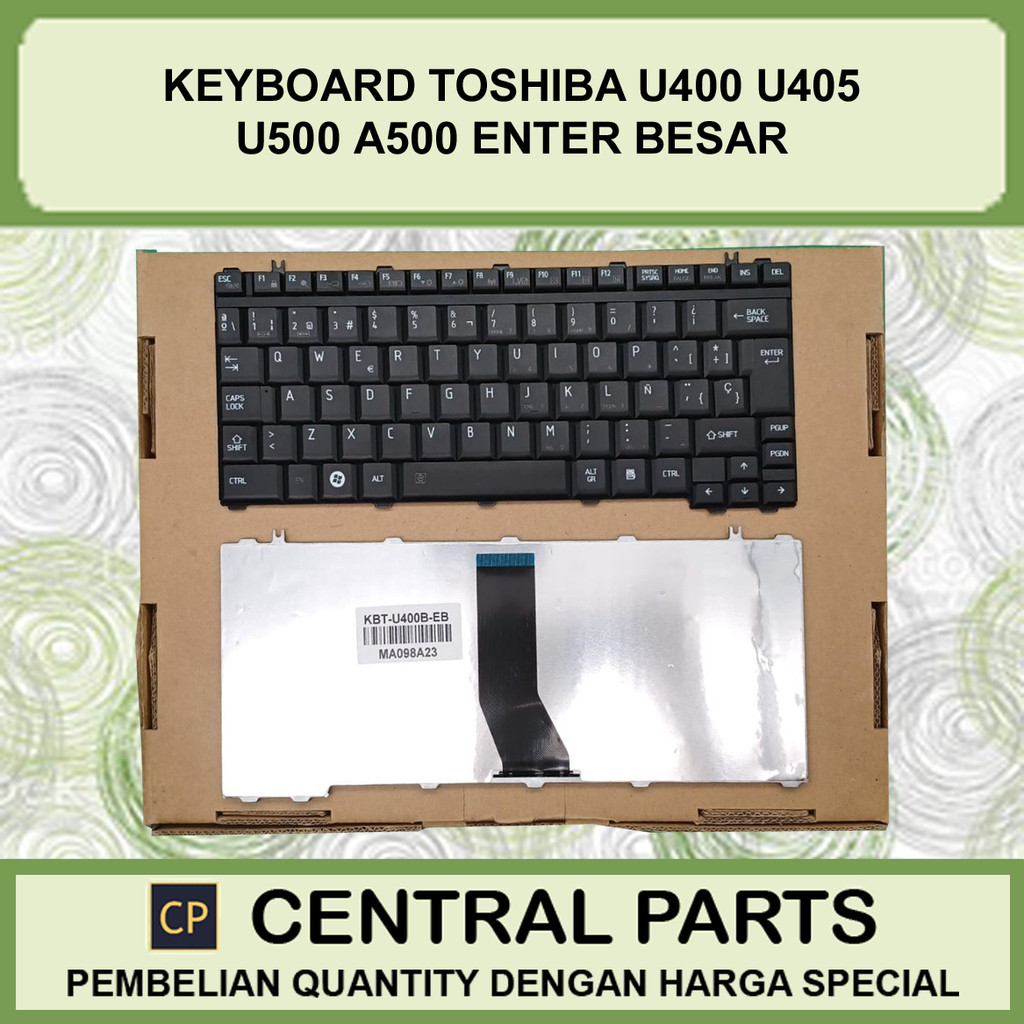 Jual Keyboard Toshiba u400 u405 u500 a500 Enter Besar | Shopee Indonesia