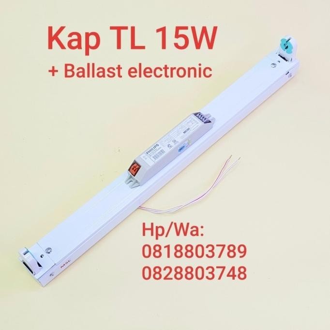 Jual Kap Lampu TLD 15W+Ballast EBC 220VAC ( Belum termasuk TL) Bagus ...
